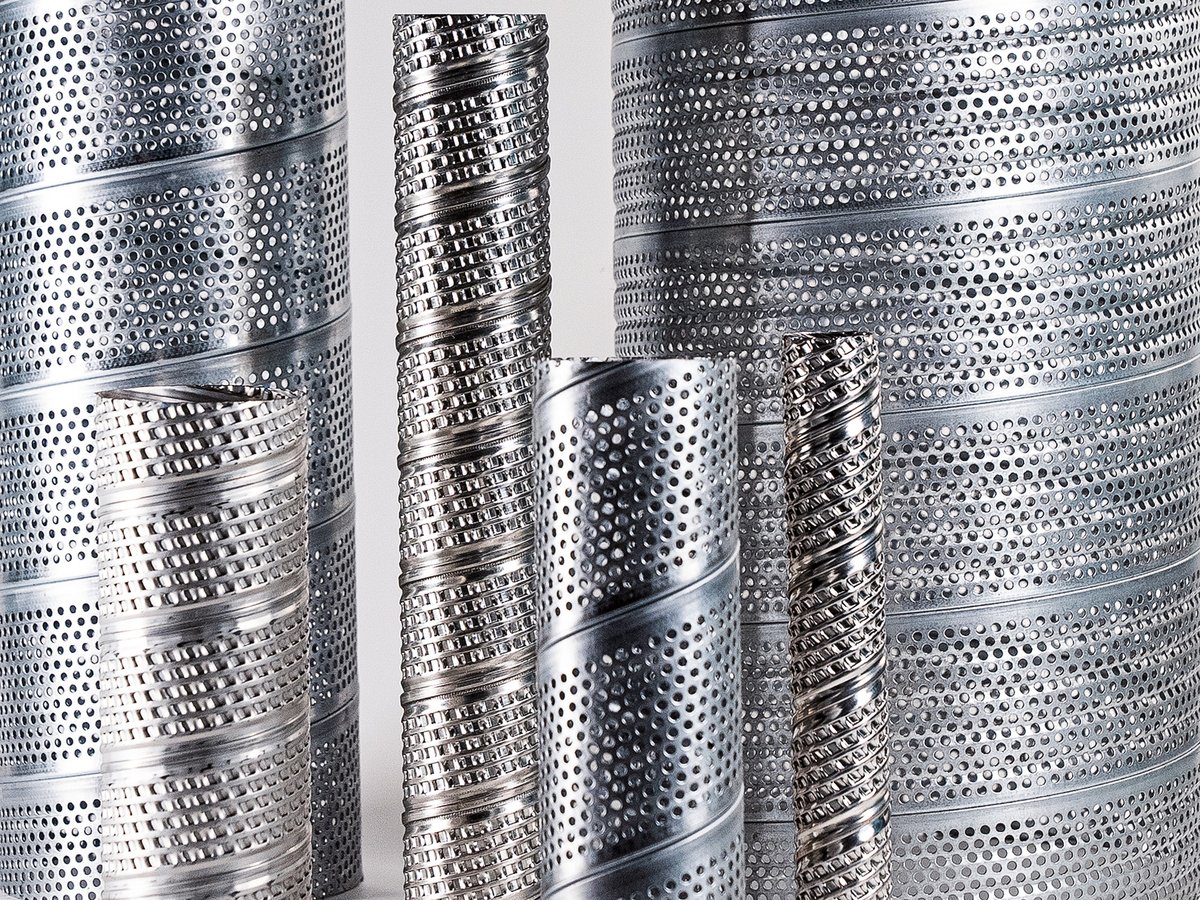 Filtration Efficiency with Spiral Perforated Metal Tubes | CM